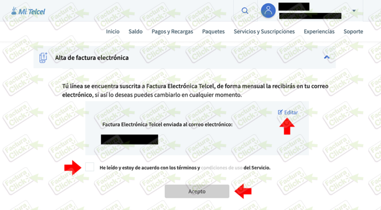 ¿Cómo facturar en Telcel? | Facturación en línea | Factura Click