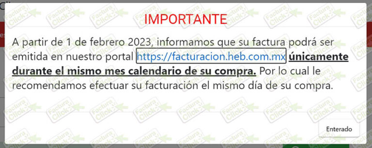 HEB Facturación | Facturar compra | Factura Click